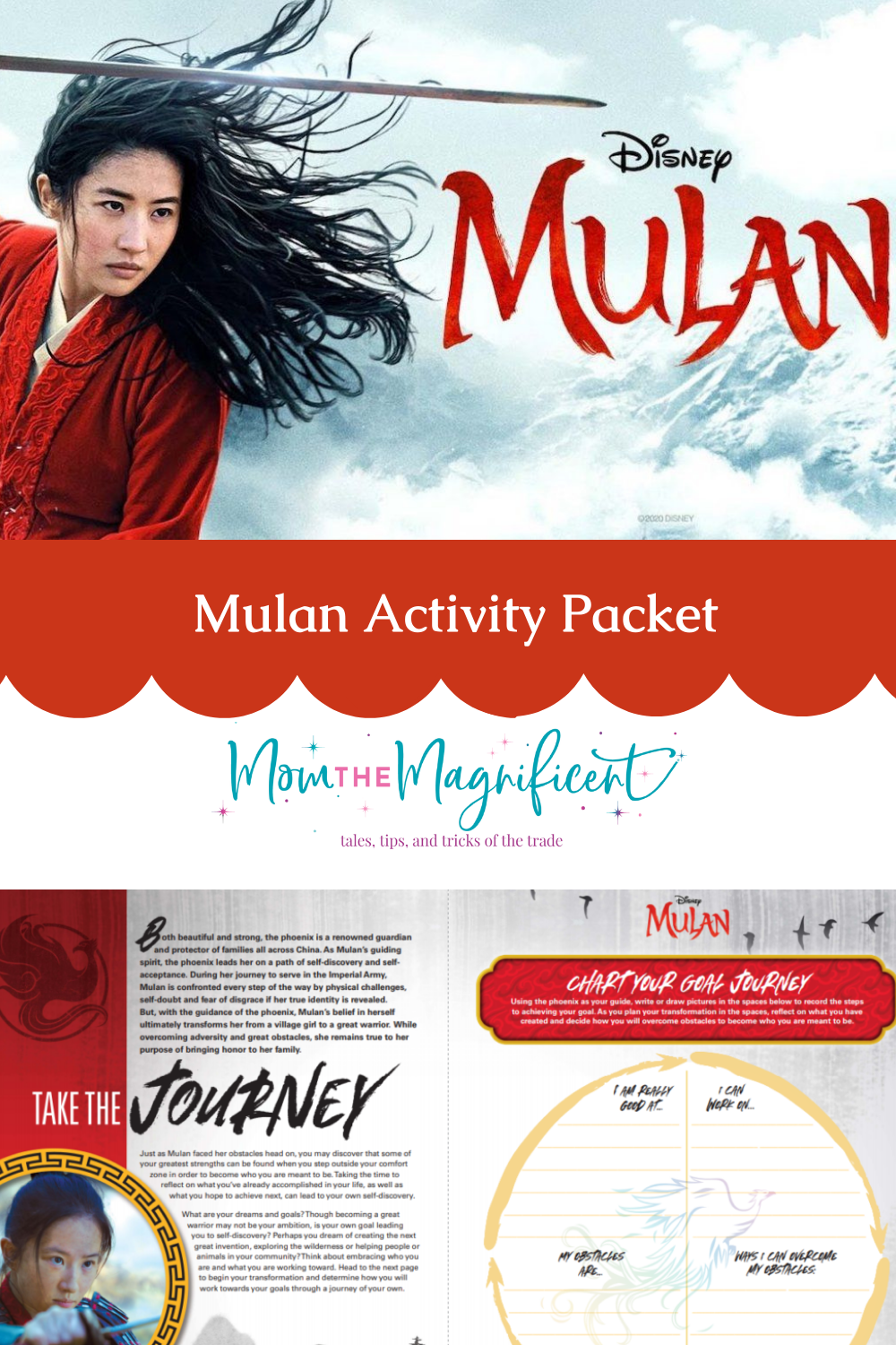 Disney's Mulan - Activity Packet - Mom the Magnificent