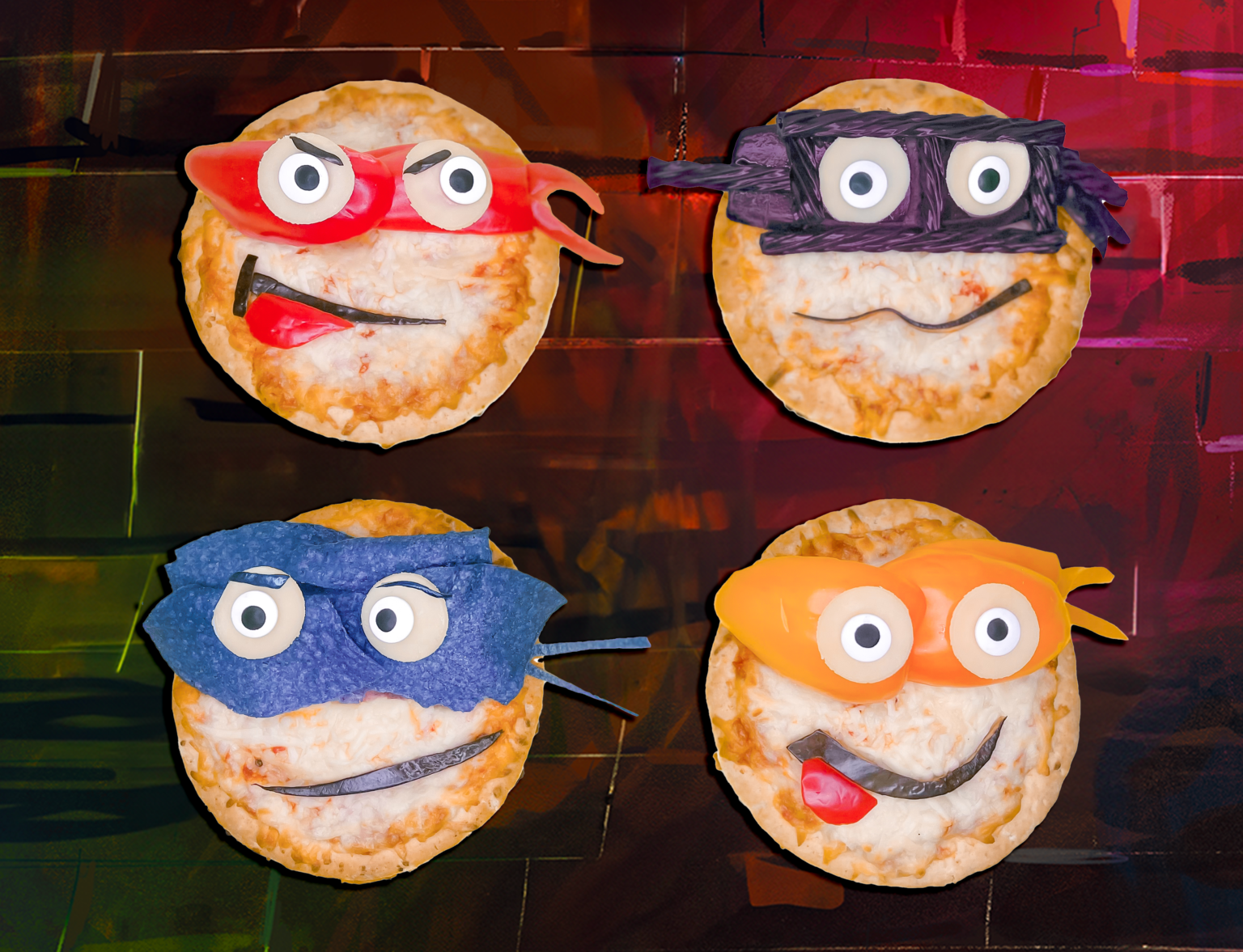 Make Your Own TMNT Cheese Pizzas! - Mom the Magnificent