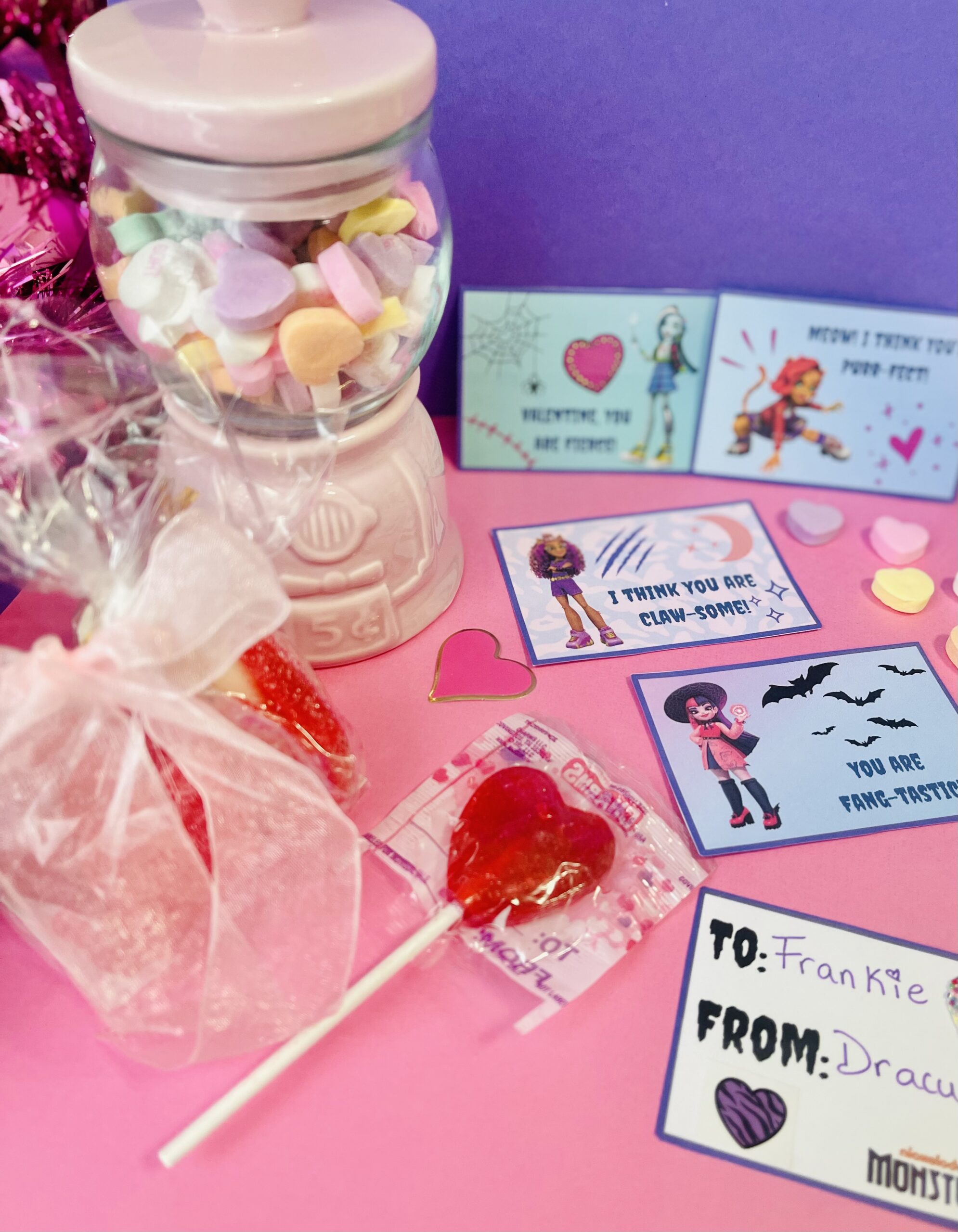 Monster High Printable Valentines - Mom the Magnificent
